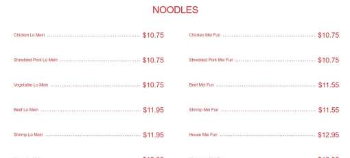 Menu for Big Bamboo Asian Fusion in Port Charlotte, FL | Sirved