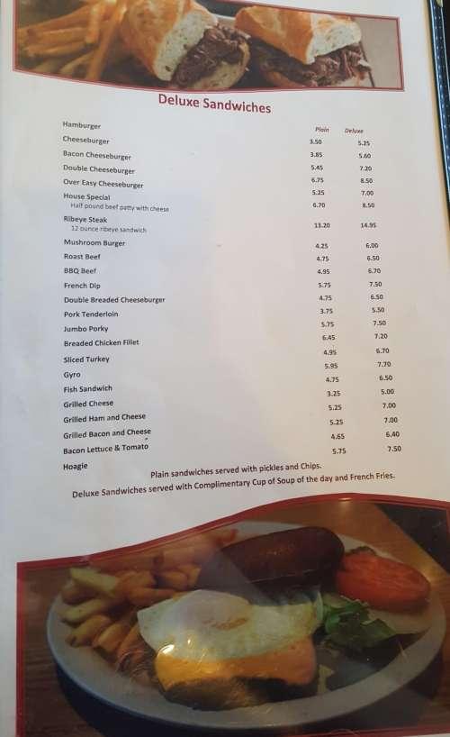 Ziggie's Family Restaurant menu in Mendota, Illinois, USA
