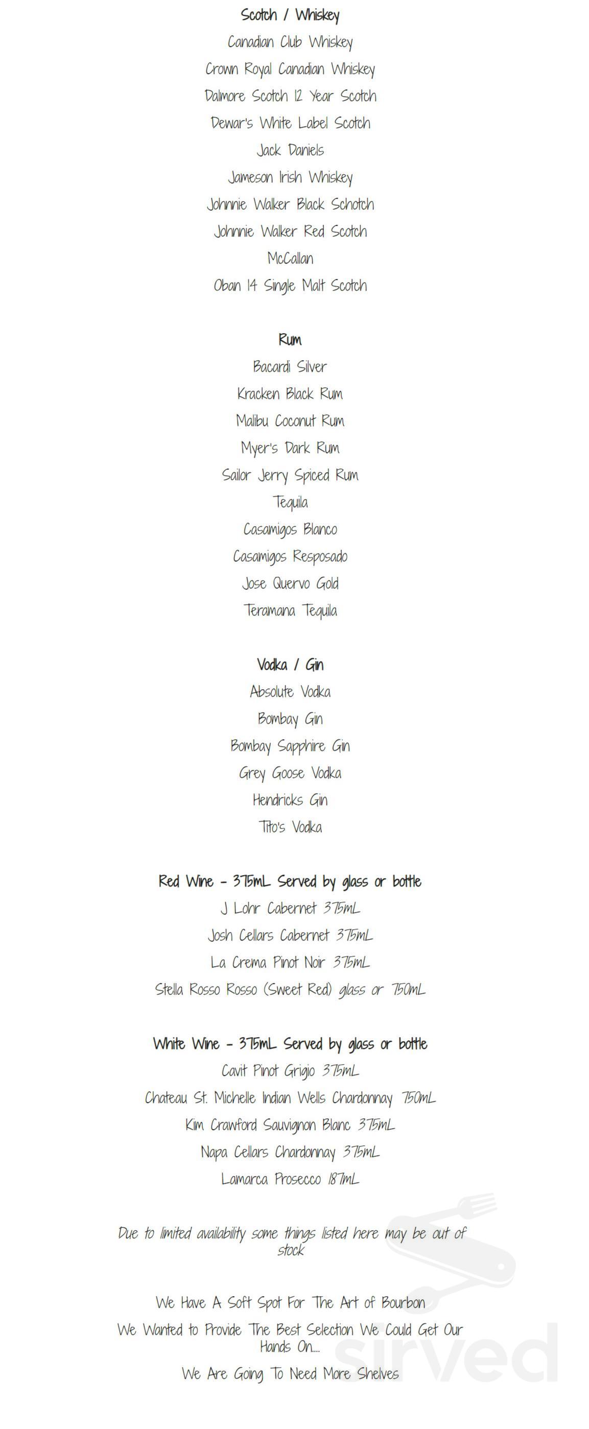 Menu - Rome NY's Crust Kitchen & Bar | Sirved