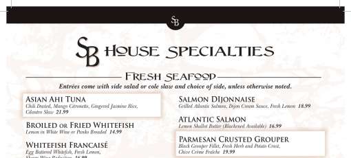 Menu for Stonebridge Grille & Tavern in Warren, OH | Sirved