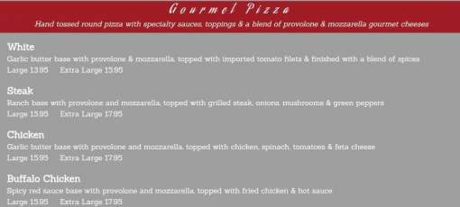 Menu for Pizza Pie in Butler, PA | Sirved