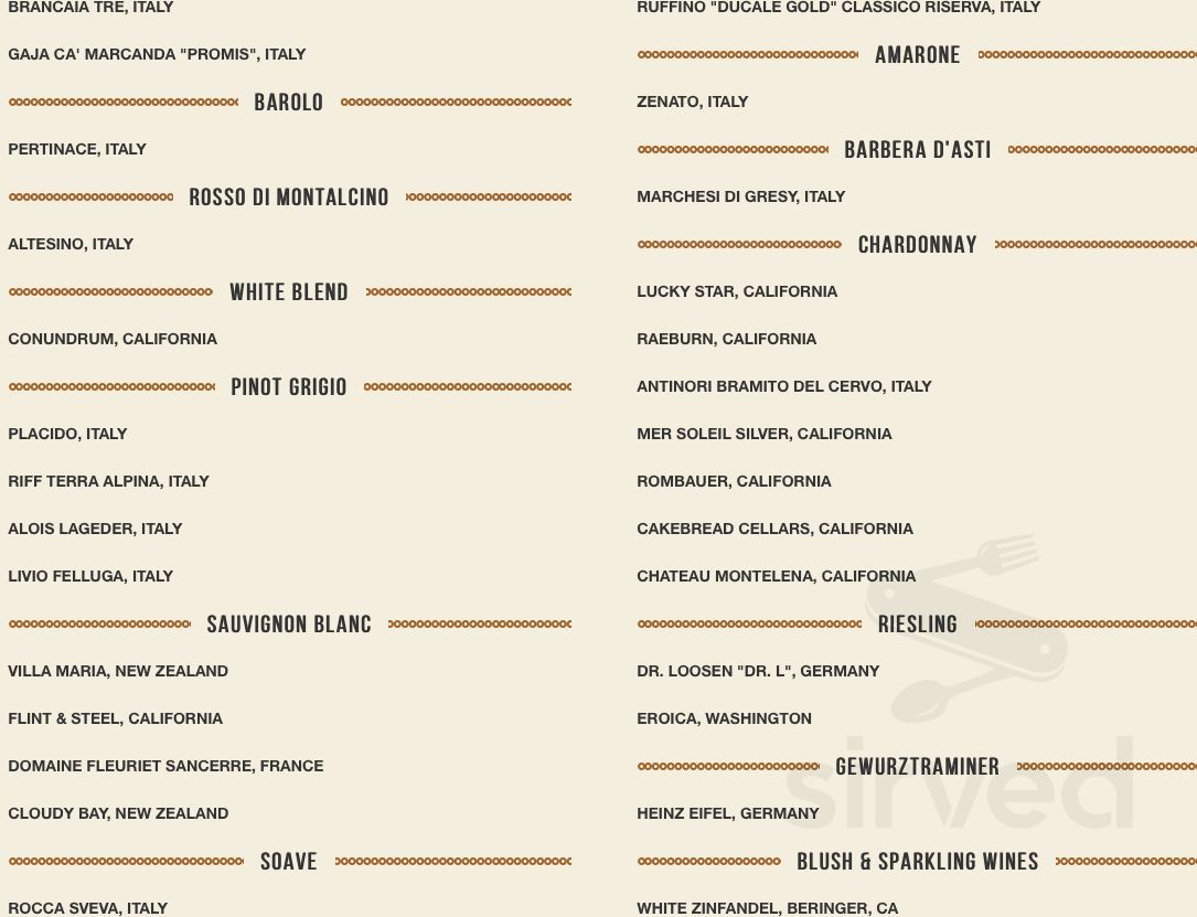 Menu for Biaggi's Ristorante Italiano in Cedar Rapids, IA | Sirved