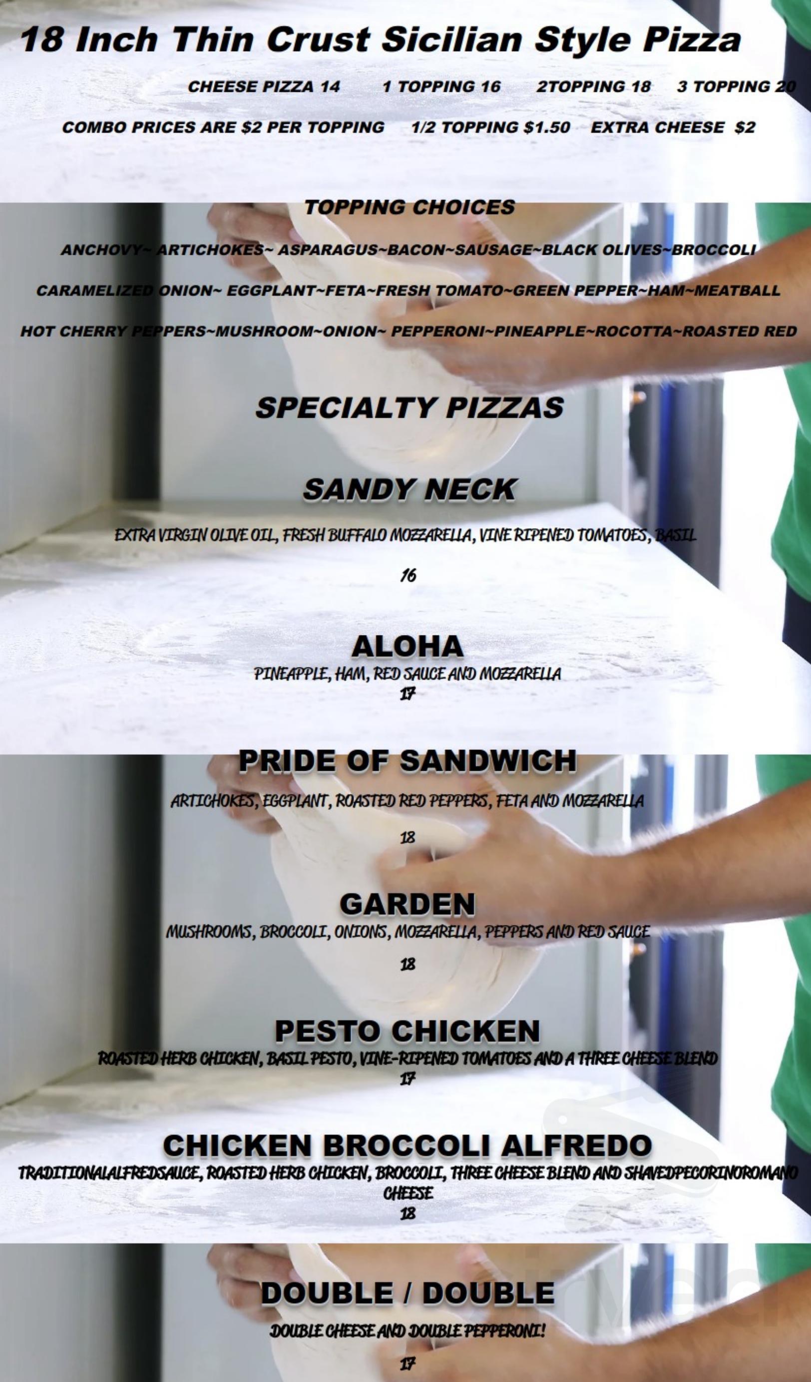 Amari Menu - East Sandwich, Massachusetts | Sirved