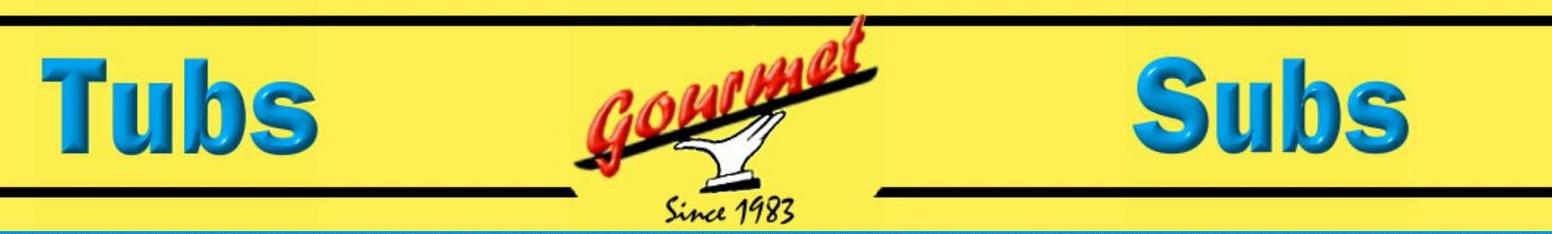 Menu for Tubs Gourmet Sub Sandwiches in Seattle, WA | Sirved