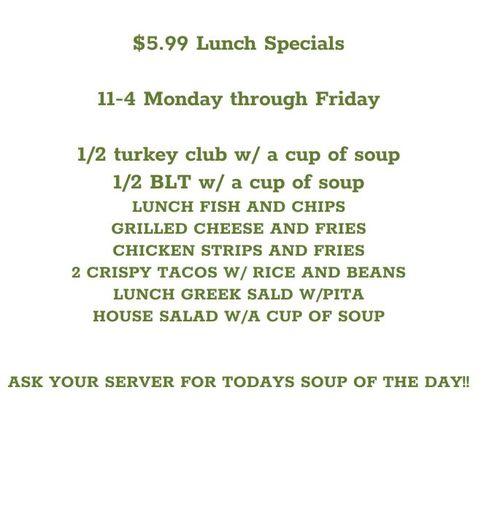 Clarkston Tap menu in Independence Charter Township, Michigan, USA