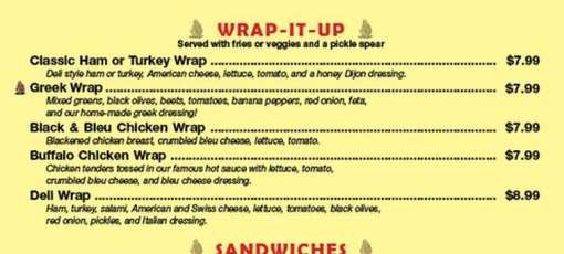 Menu for Clarkston Tap in Independence Charter Township, MI | Sirved
