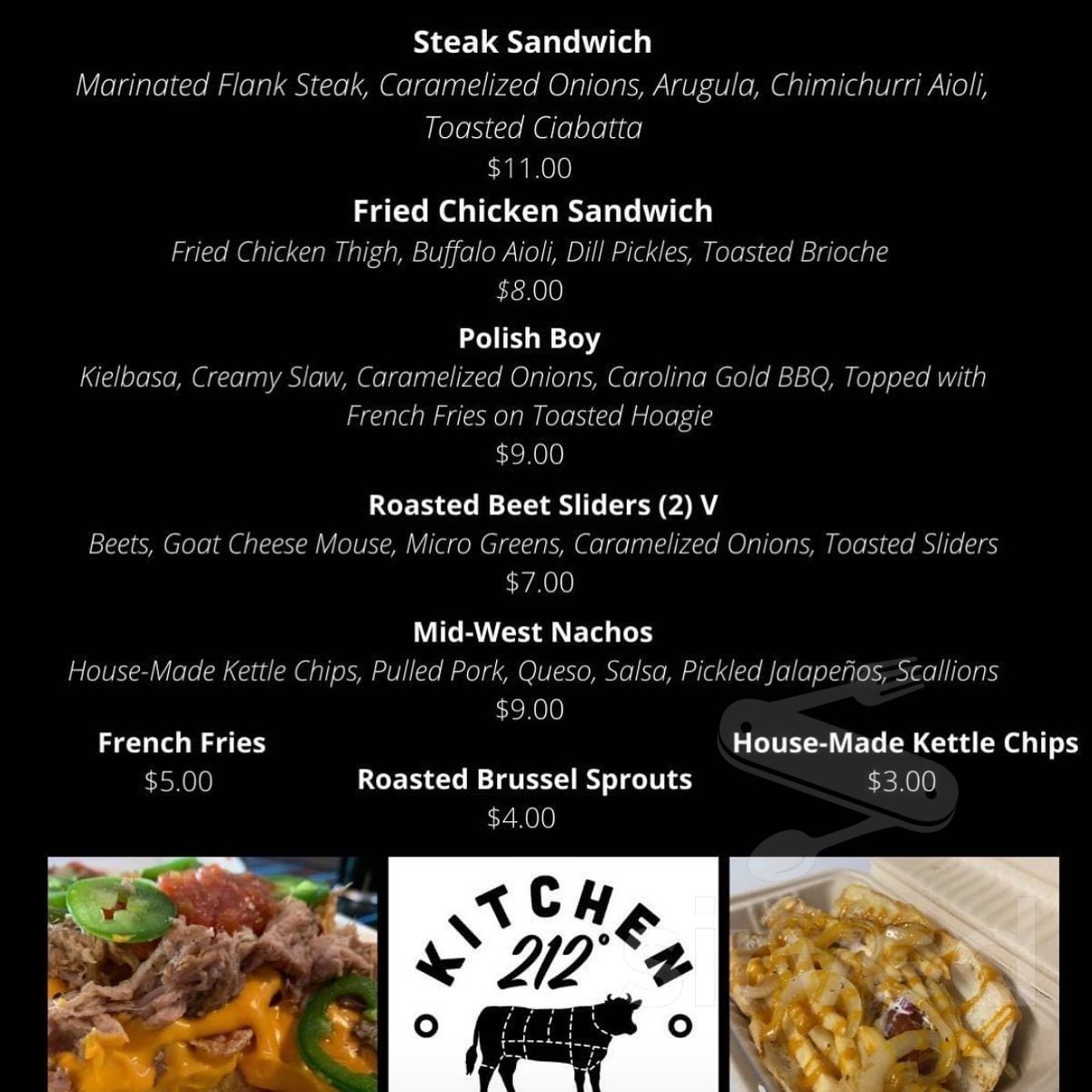 Madcap Brew Co menu in Kent, Ohio, USA