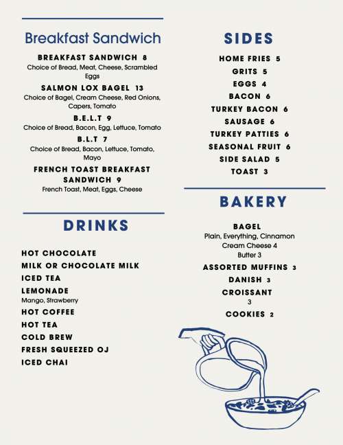 Mimi's Cafe & Market menu in Philadelphia, Pennsylvania, USA