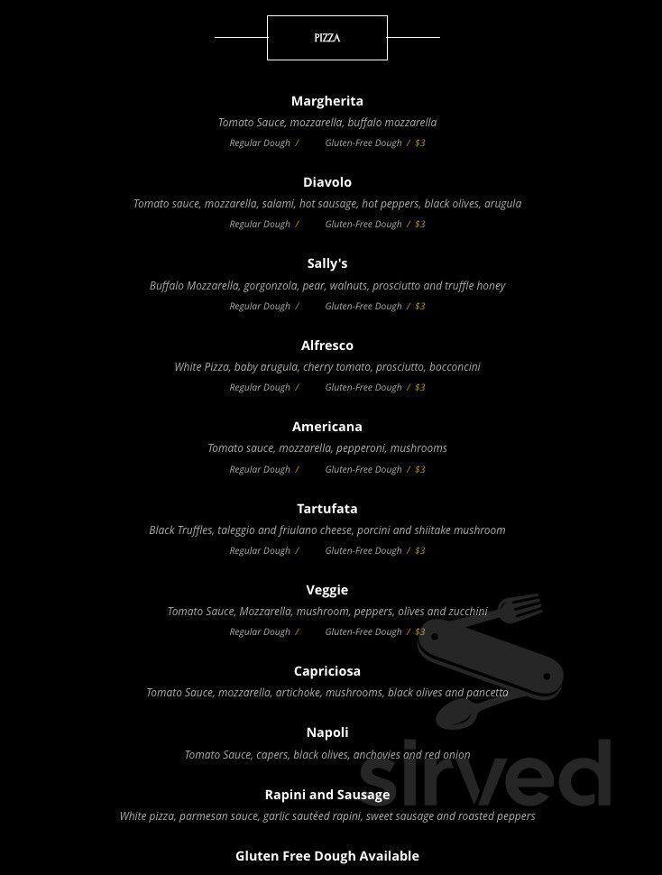 255 By Alta Rossa Ristorante menus in Concord, Ontario, Canada