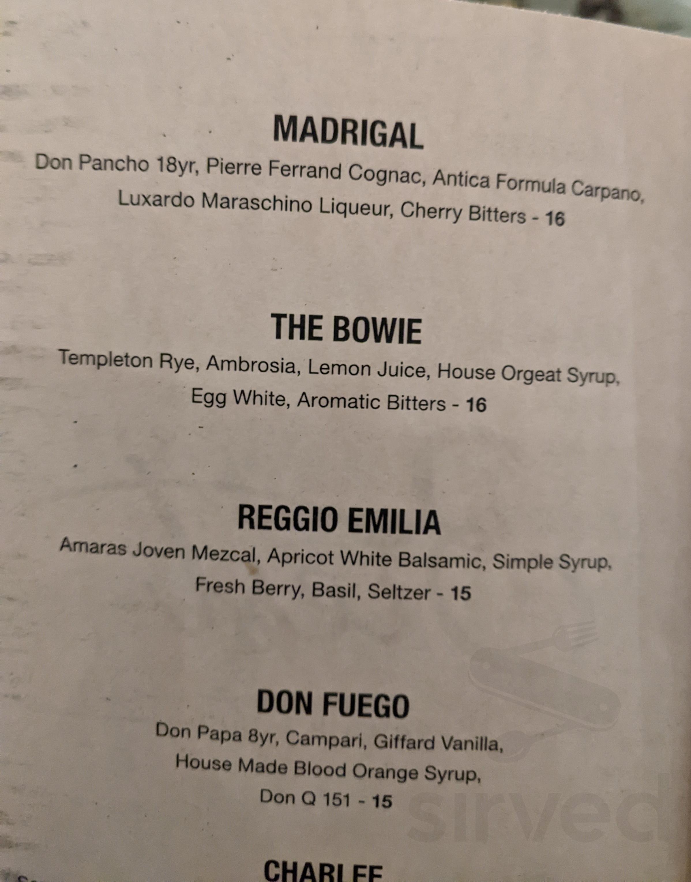 Biest menu in Rancho Cucamonga, California, USA