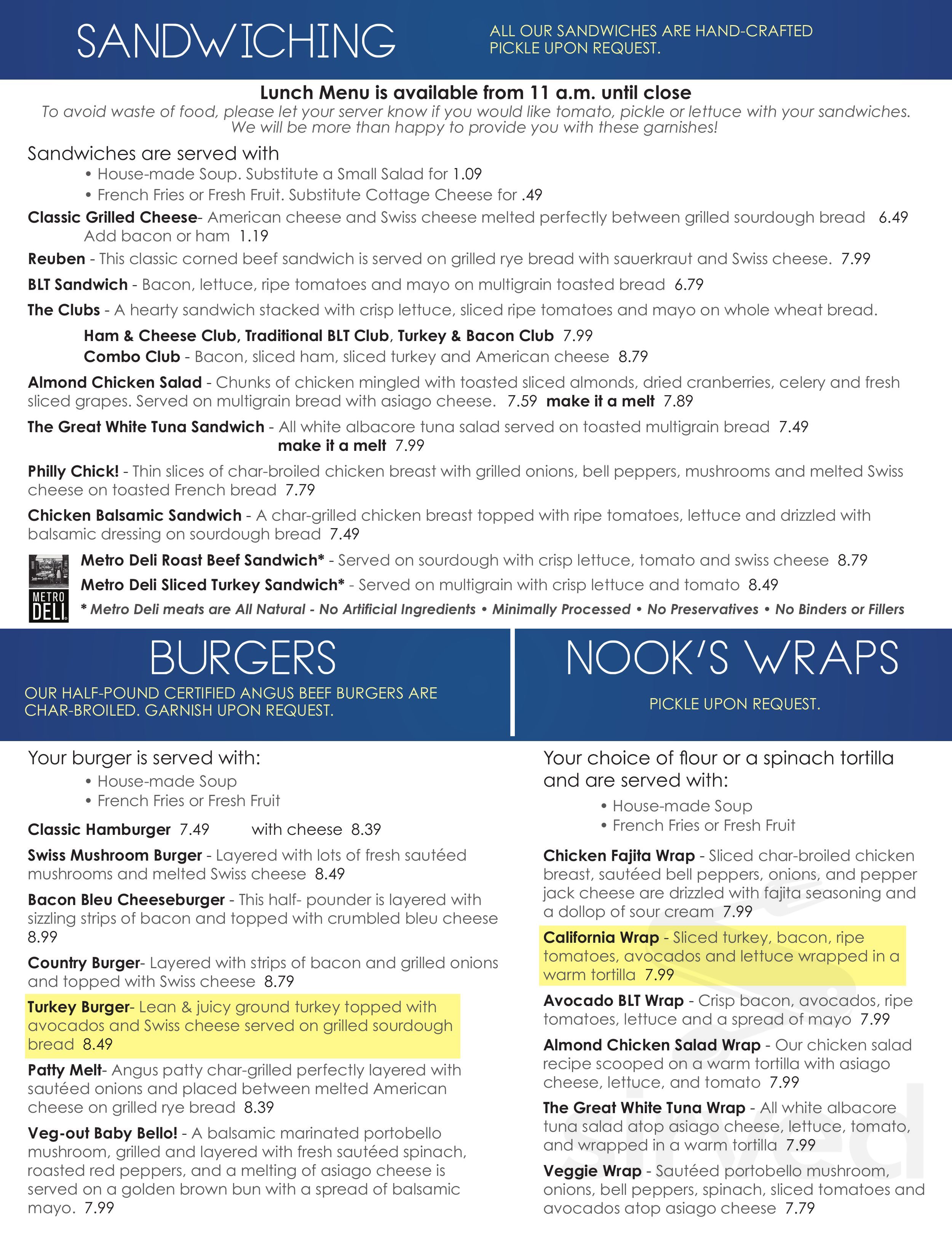 Menu - Westmont IL's Golden Basket Breakfast Club | Sirved