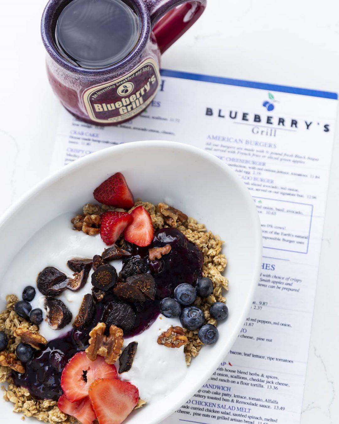 Blueberry's Grill menu in Myrtle Beach, South Carolina, USA