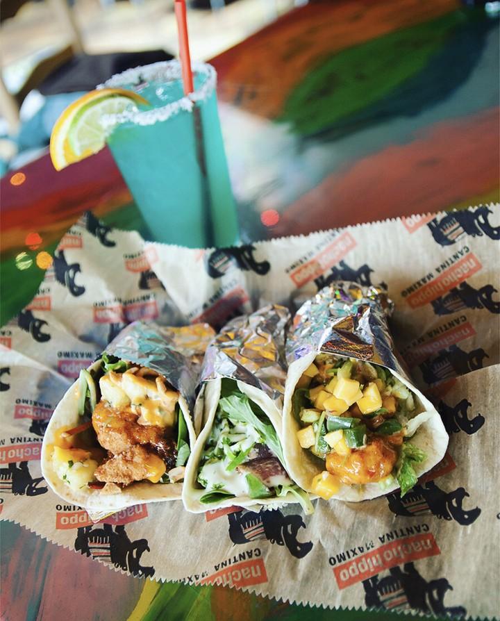 Nacho Hippo menu in Myrtle Beach, South Carolina, USA