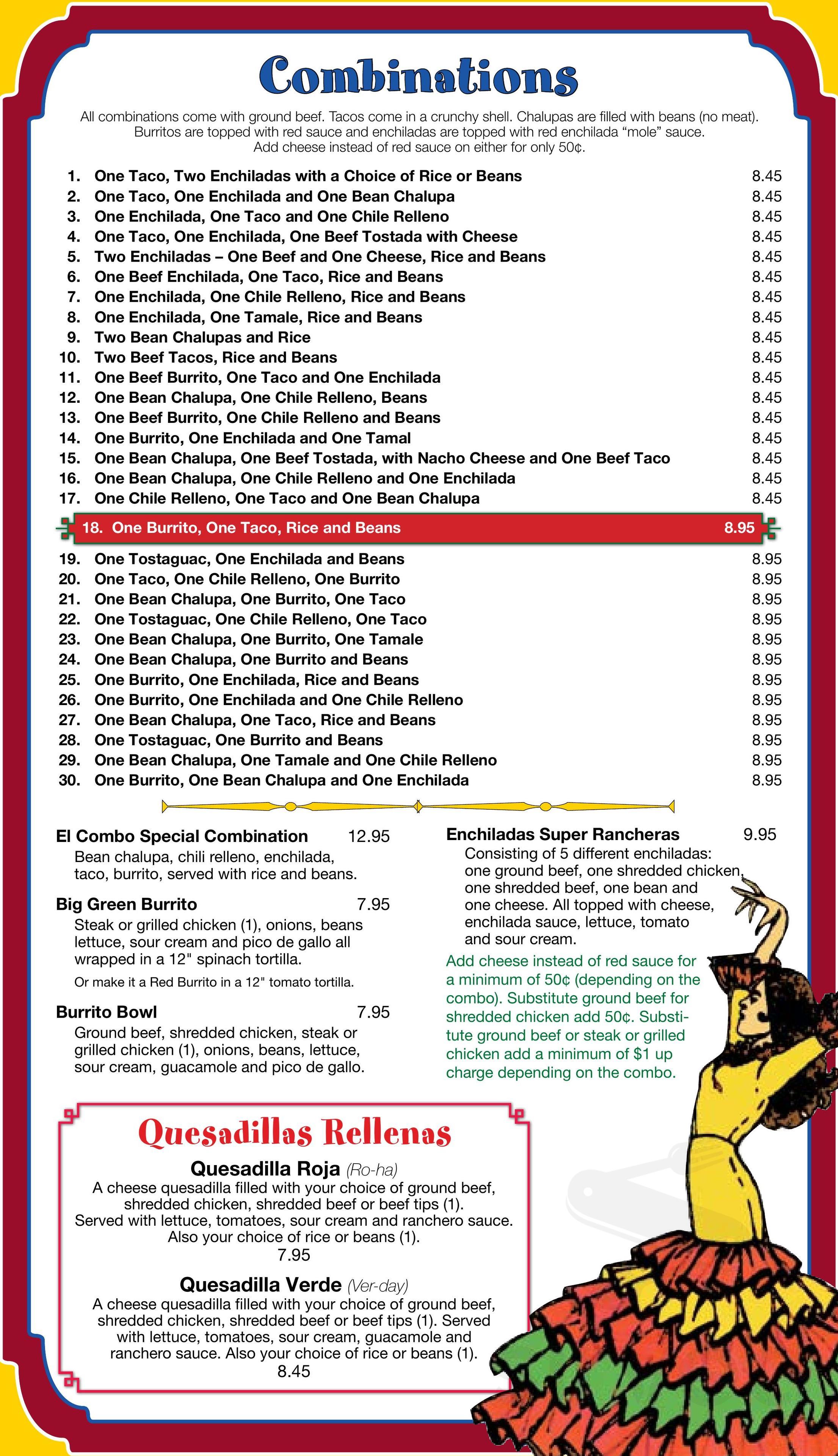 Fiesta Ranchera menus in Bloomington, Illinois, United States