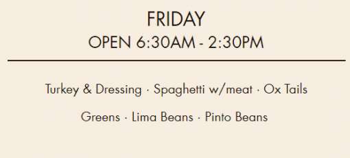 Menu for Silver Sands Café in Nashville, TN | Sirved