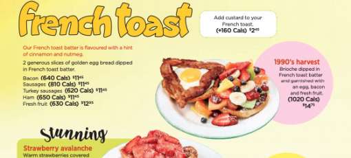 Menu for Cora Breakfast and Lunch - Edmonton, AB | Sirved