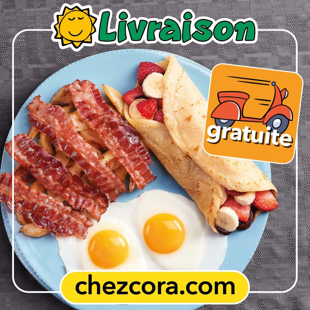 Cora Breakfast and Lunch menu in Windsor, Ontario, Canada