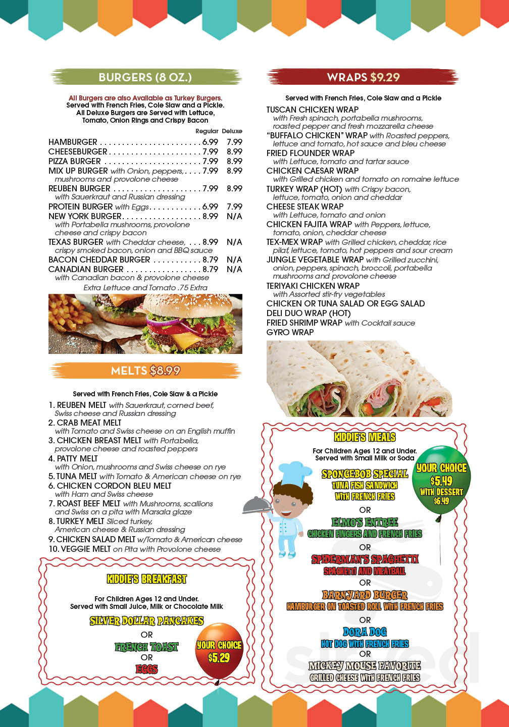 Wilmington Diner menus in Wilmington, Delaware, United States