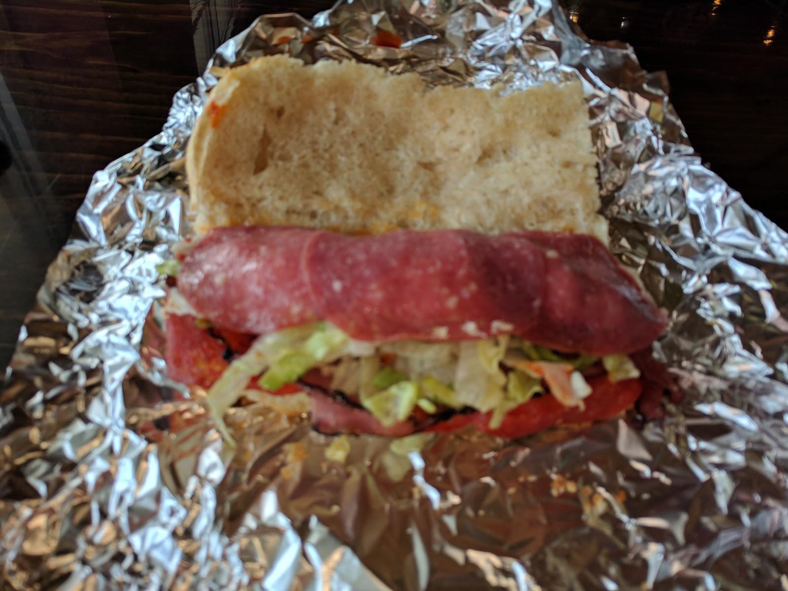 Planet Sub menu in Bourbon, Missouri, USA