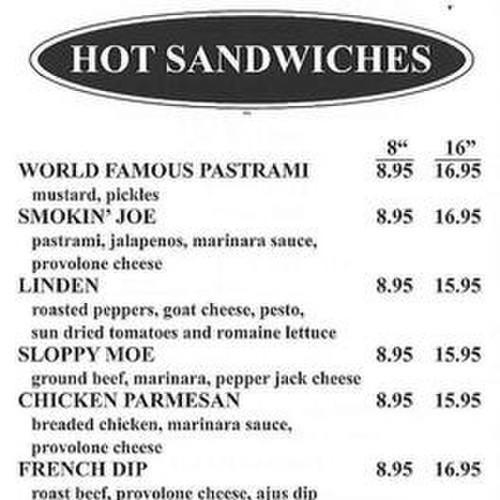 Modica's Deli menu in Long Beach, California, USA