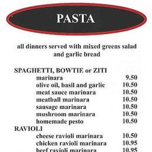 Modica's Deli menu in Long Beach, California, USA