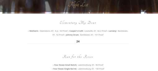Menu for Tousey House Tavern in Burlington, KY | Sirved