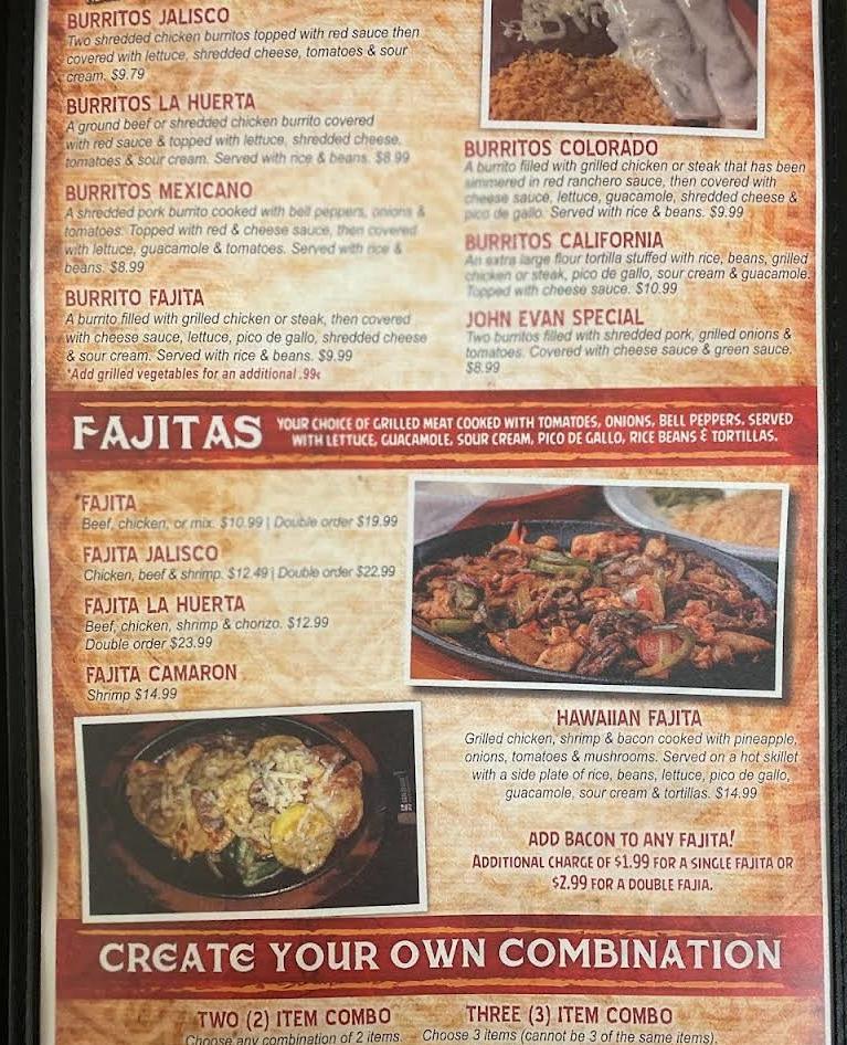 La Huerta menus in Poteau, Oklahoma, United States