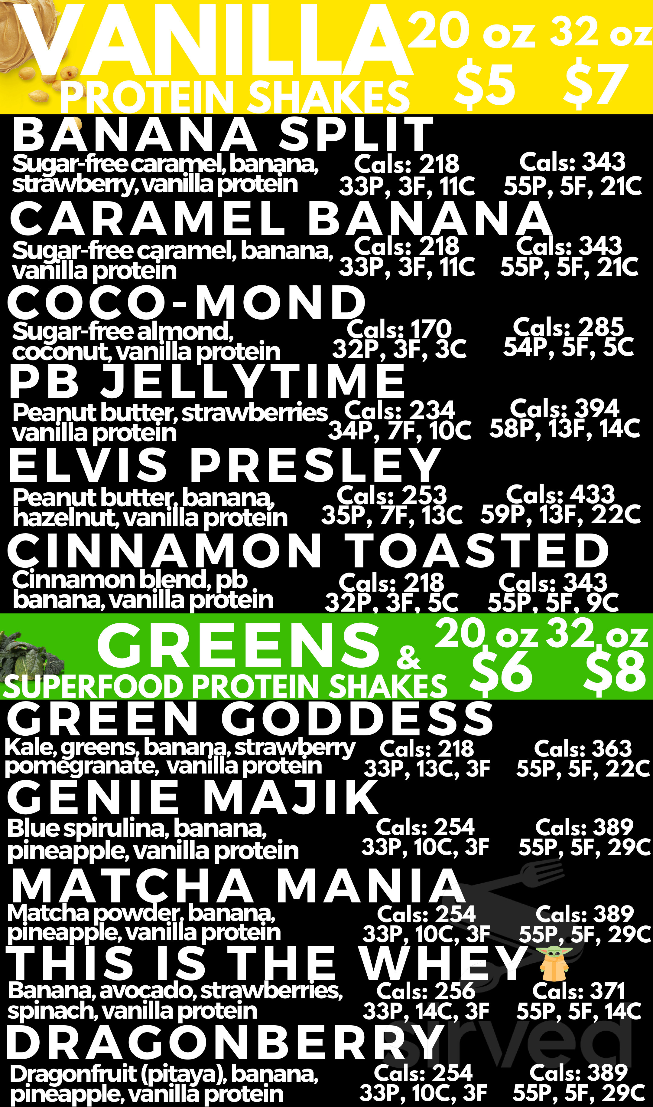 Menu - Seminole FL's Fit Stop Eatery | Sirved