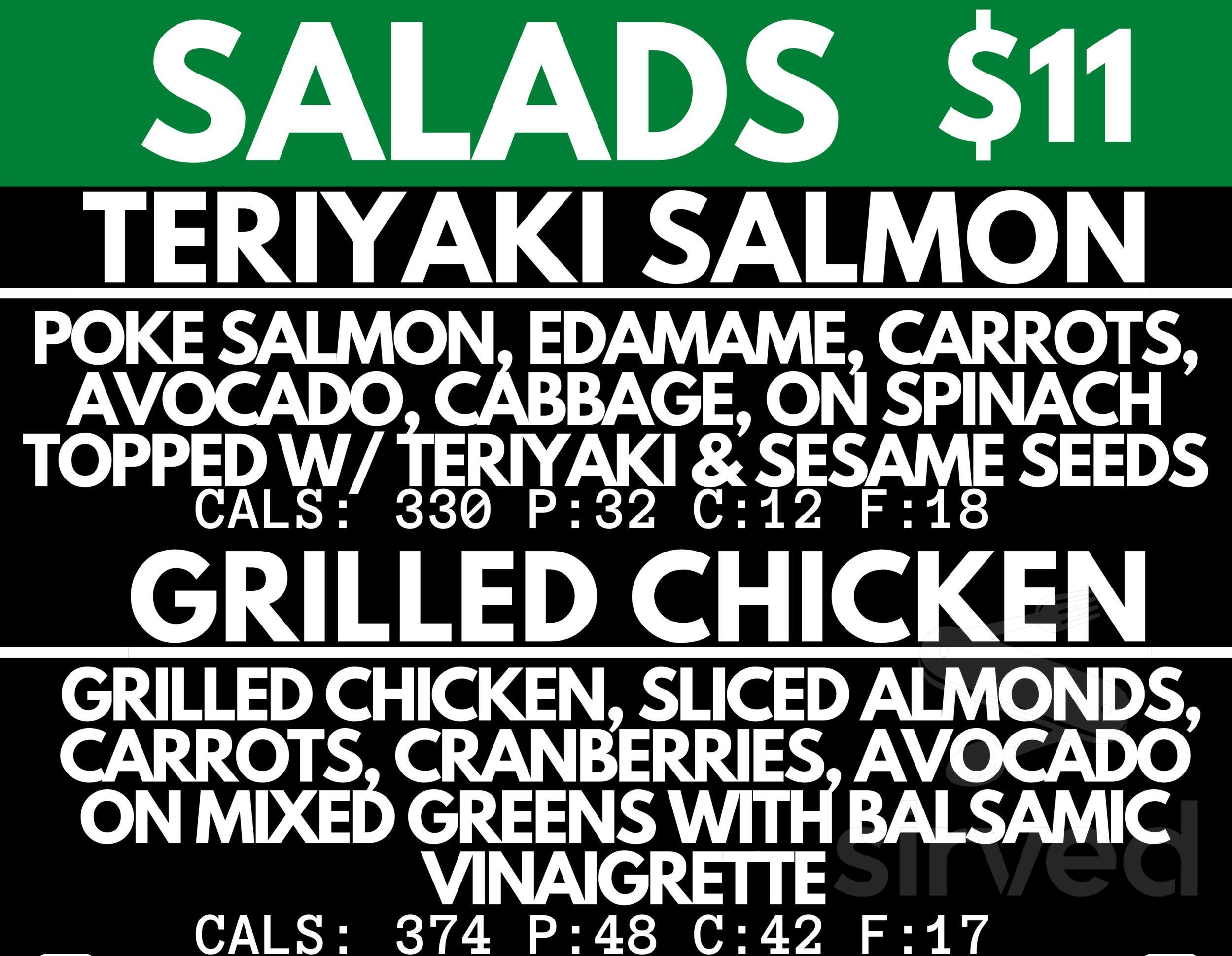 Menu - Seminole FL's Fit Stop Eatery | Sirved