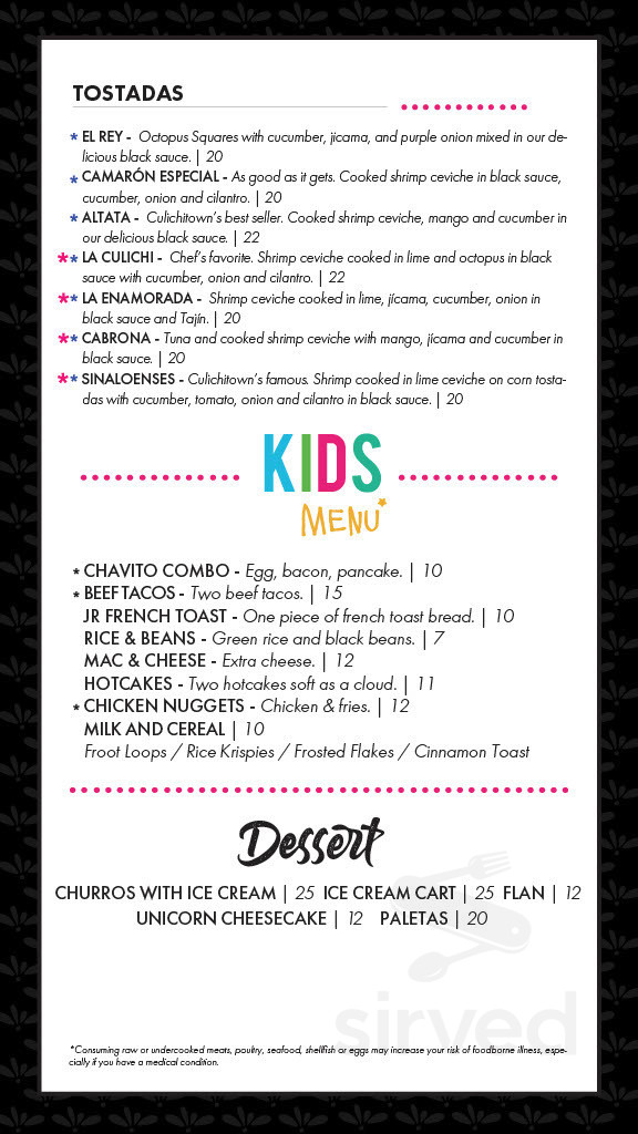 Mamá Por Dios menus in Rancho Cucamonga, California, United States