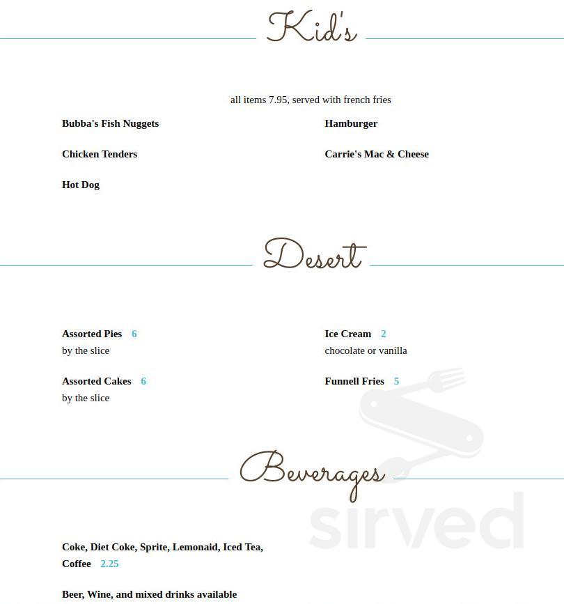 Menu - Lewes DE's Beaches Seafood Market & Restaurant | Sirved