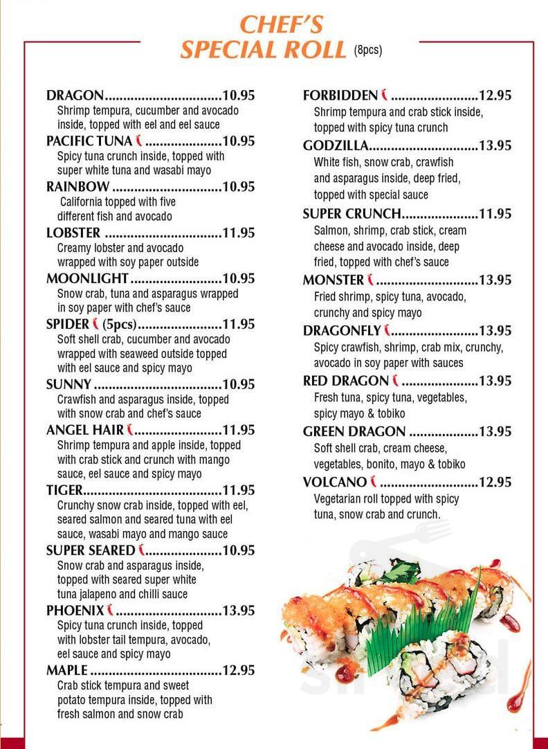 Menu - Lockport IL's Asian Harbor | Sirved