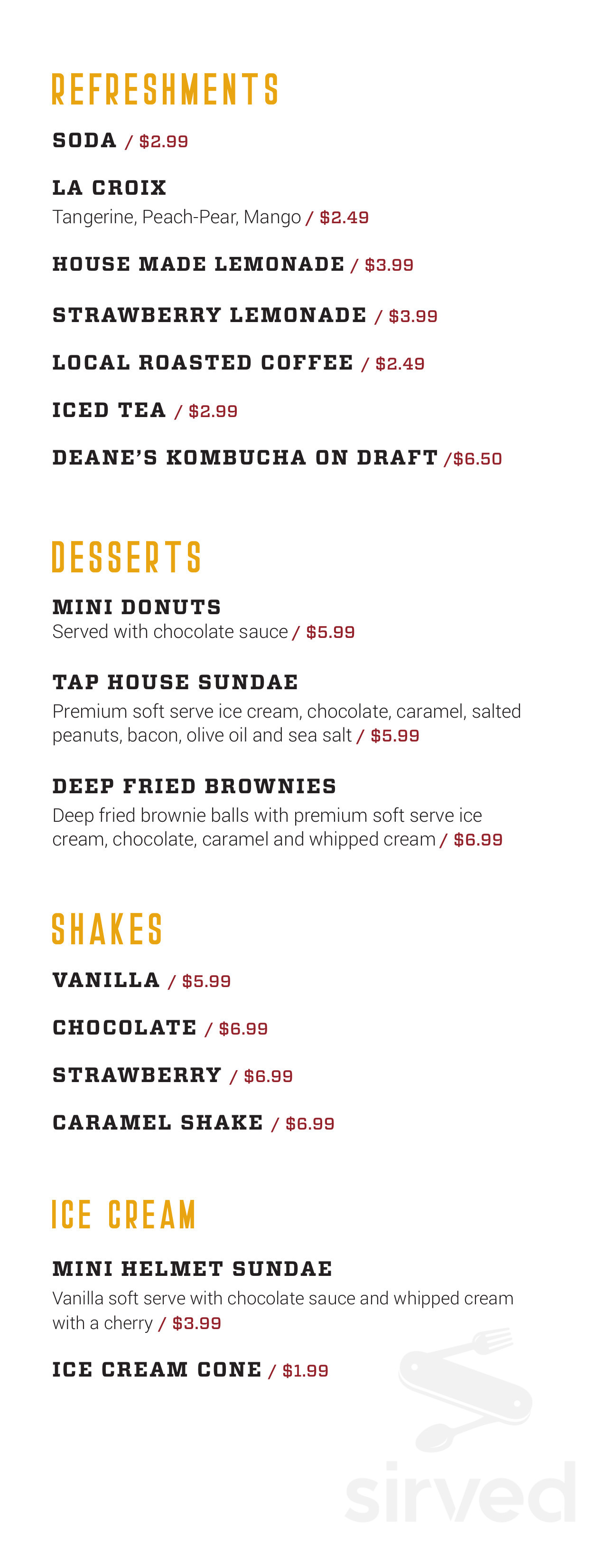 Northern Taphouse - Lakeville menu in Lakeville, Minnesota, USA