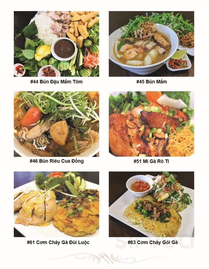 Pho Hong Hung menus in Garden Grove, California, United States