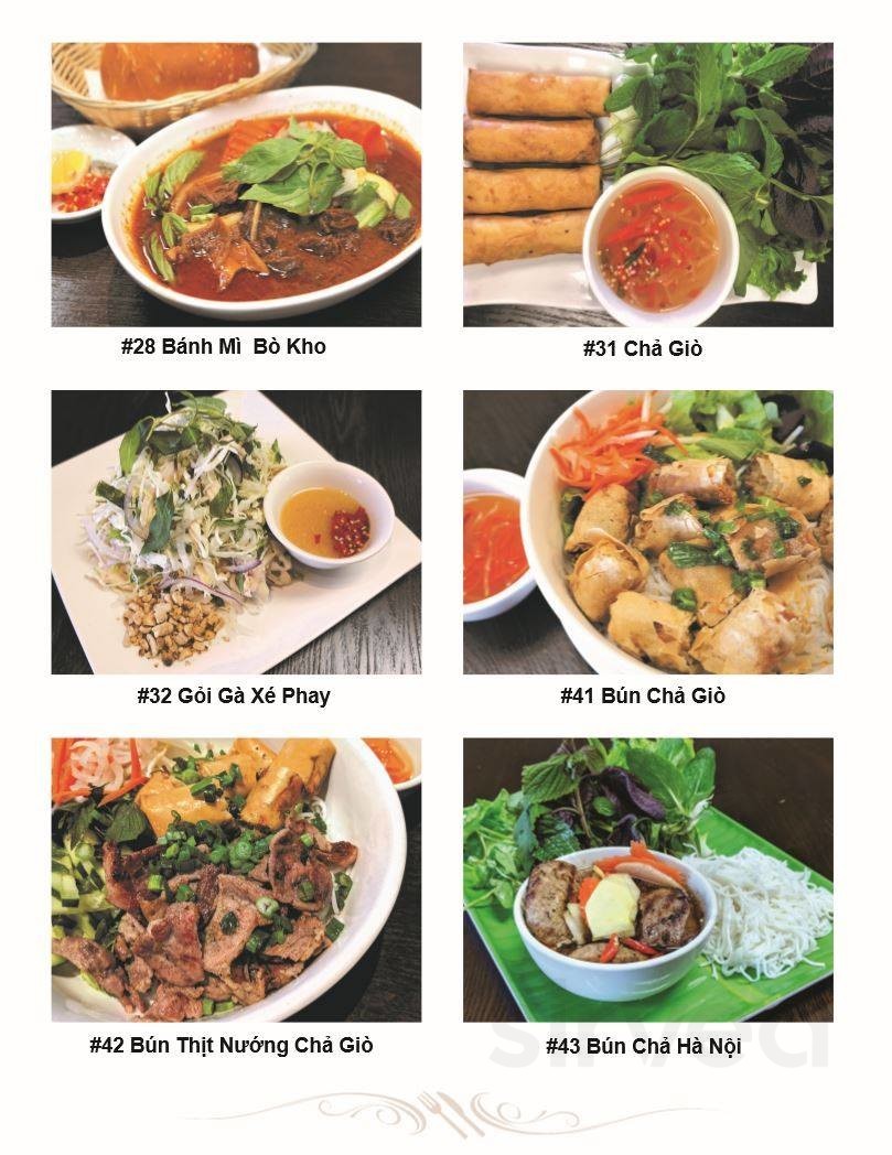Pho Hong Hung menus in Garden Grove, California, United States