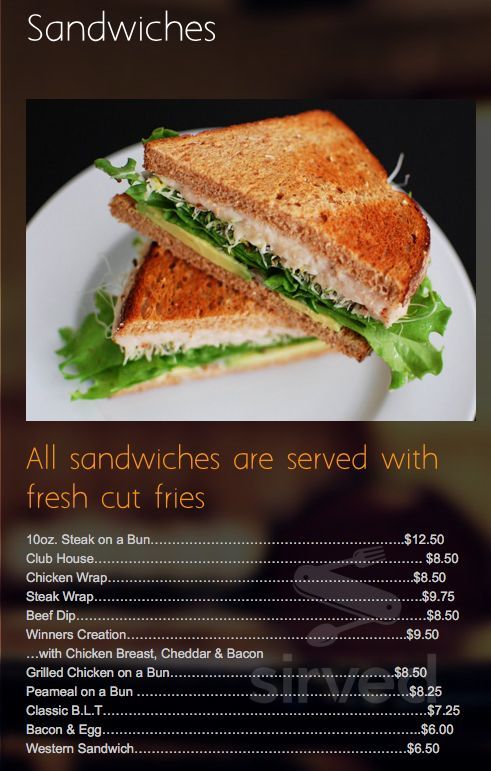 Menu - Scarborough ON's Roadhouse Wings | Sirved