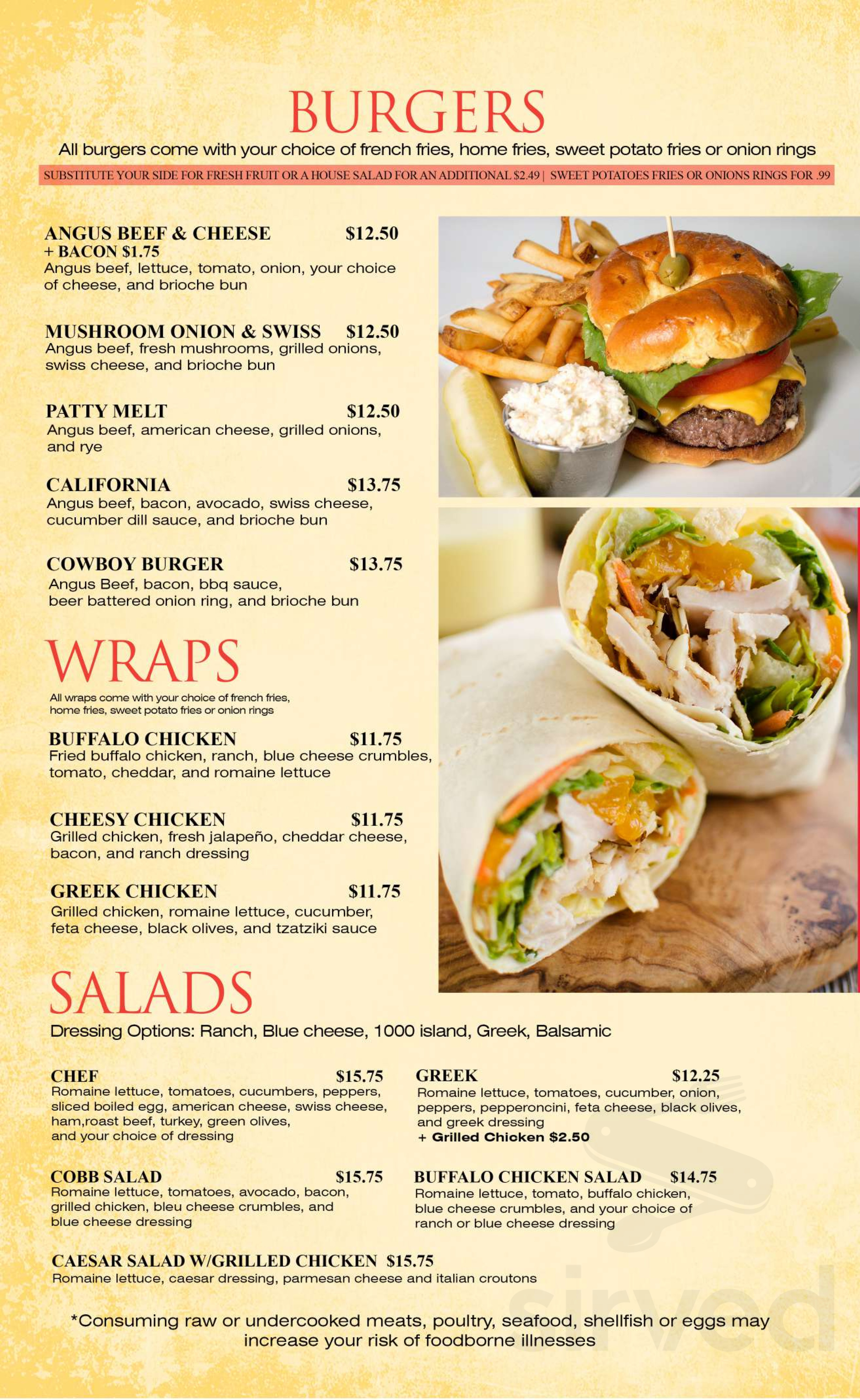 The Peachtree Cafe menu in Lawrenceville, Georgia, USA