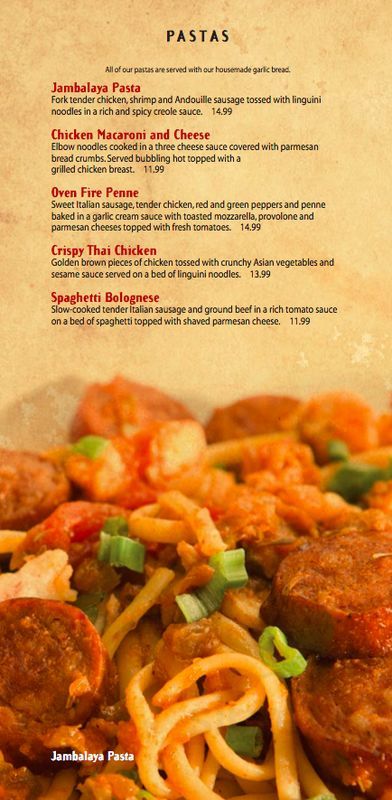 Big Walnut Grill menu in Sunbury, Ohio, USA