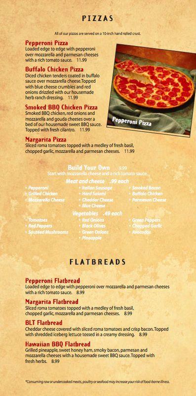 Big Walnut Grill menu in Sunbury, Ohio, USA