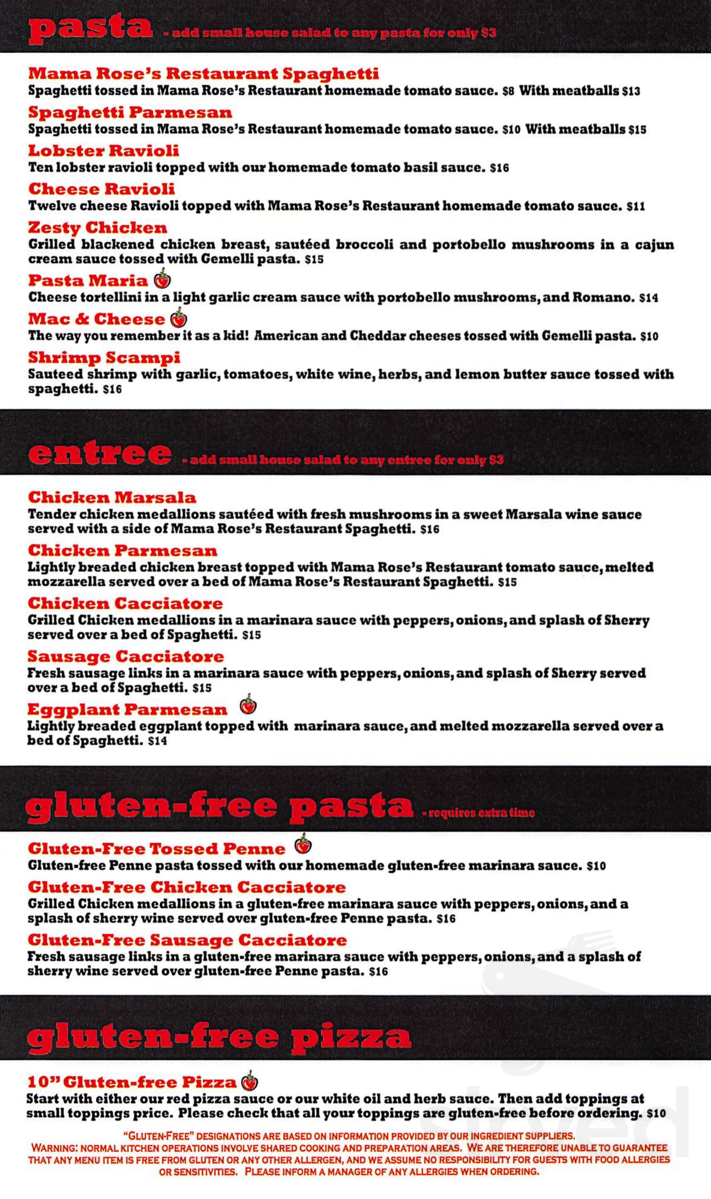 My Tomato Pie menu in Amherst, New York, USA
