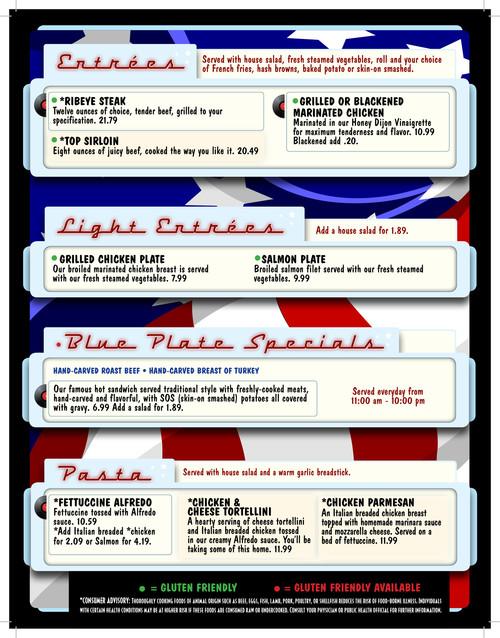 Ankeny Diner menu in Ankeny, Iowa, USA