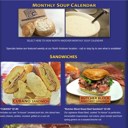 Boston Chowda Co menu in North Andover, Massachusetts, USA