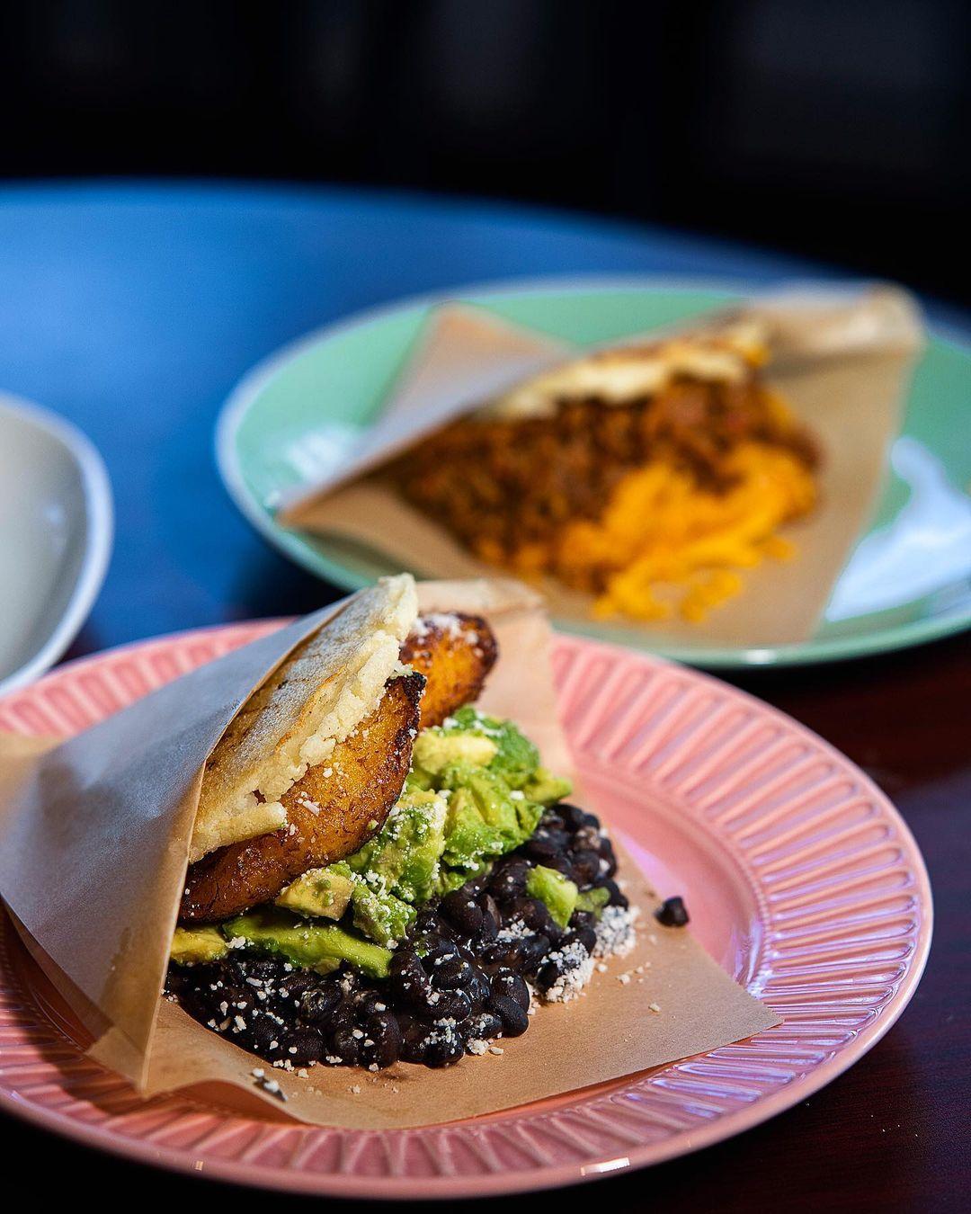 Arepa Please menu in Jacksonville, Florida, USA