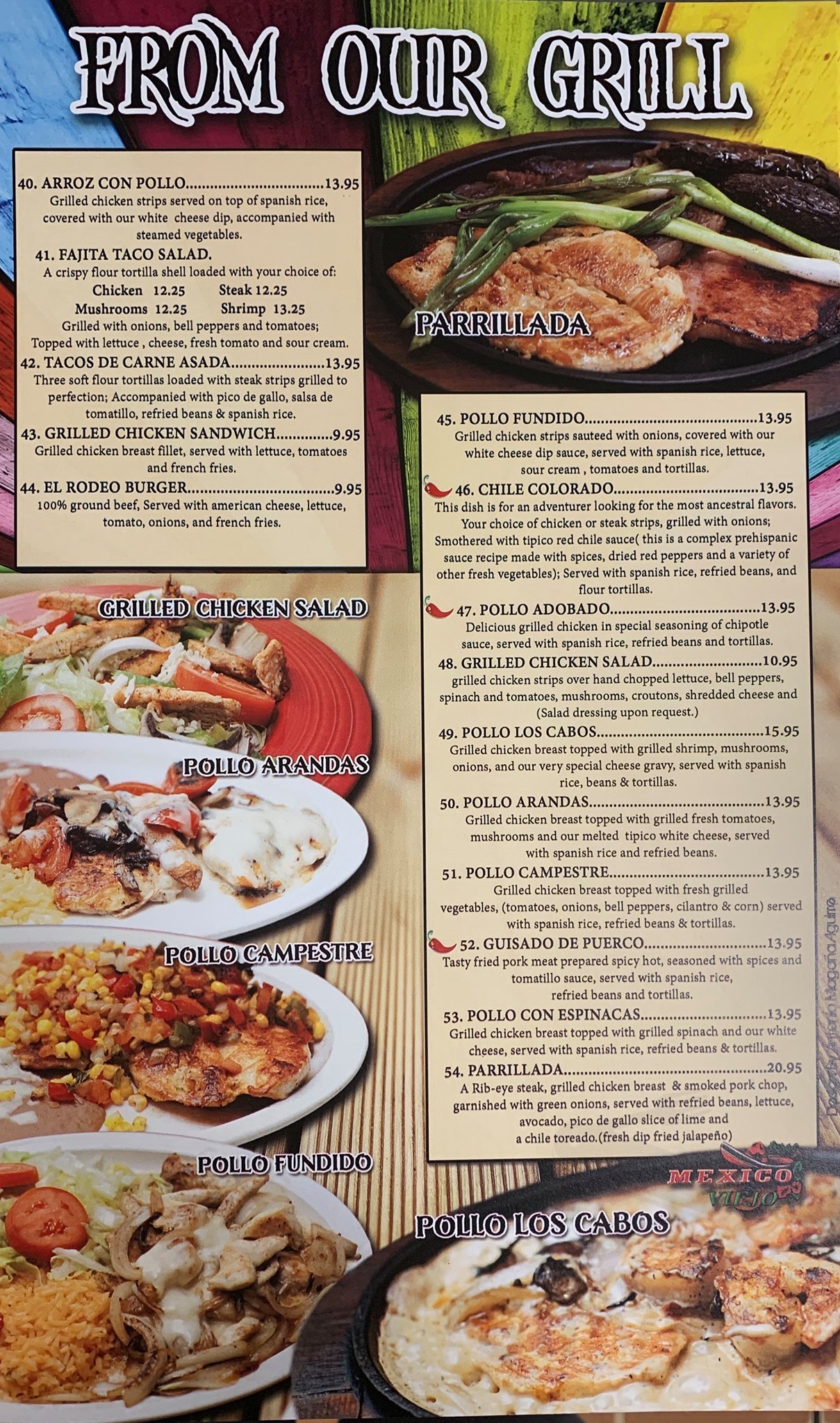 Mexico Viejo menus in Vermillion, South Dakota, United States