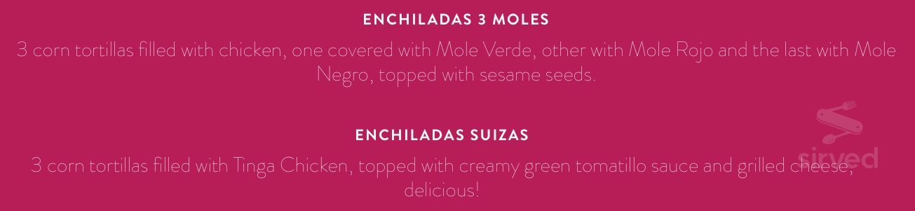 Chile & Agave menu in St. Catharines, Ontario, Canada