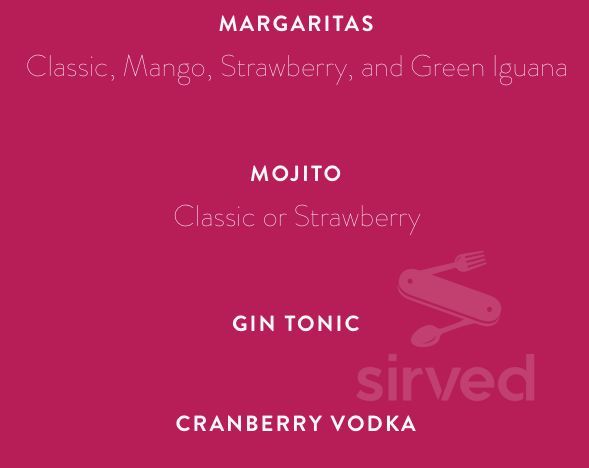 Chile & Agave menu in St. Catharines, Ontario, Canada