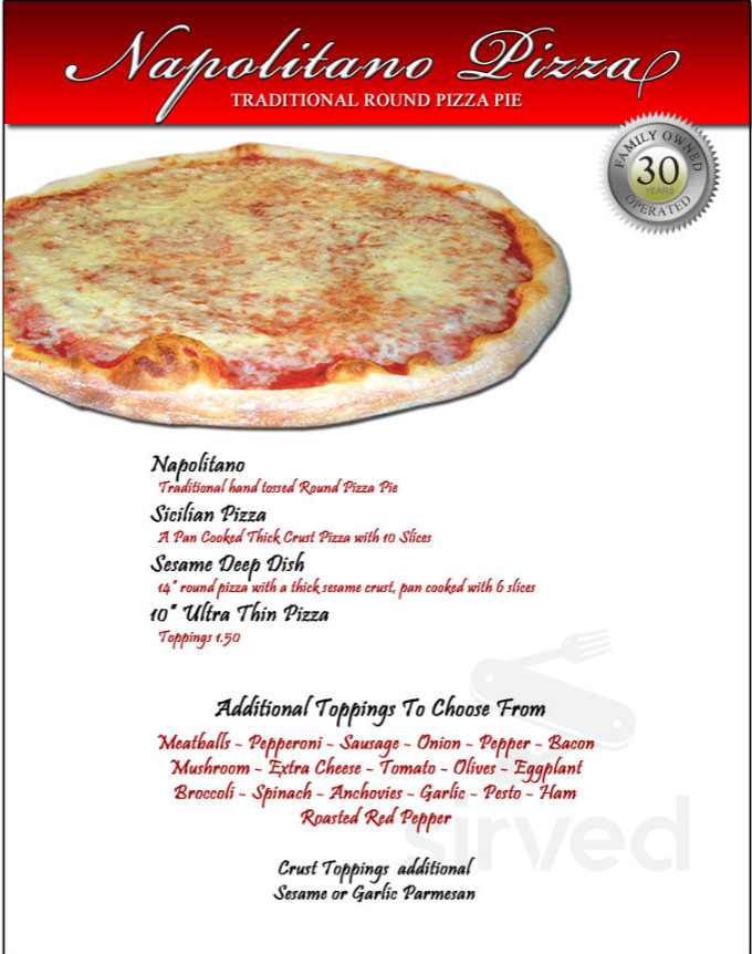 Middle Island Pizza menus in Middle Island, New York, United States