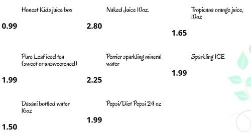 Presko menu in DuBois, Pennsylvania, USA