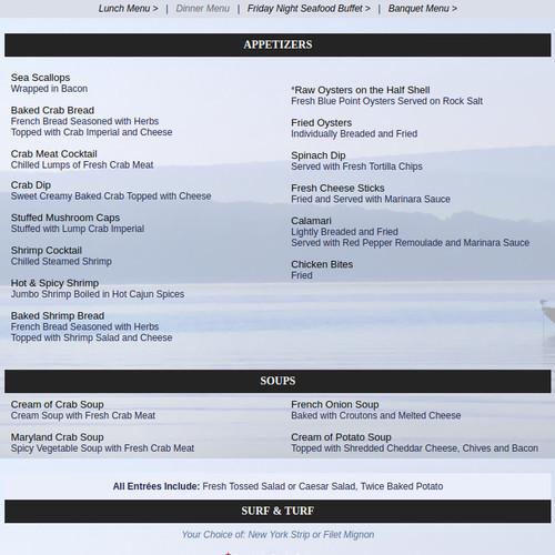 Dutch's At Silver Tree Restaurant menu in Oakland, Maryland, USA