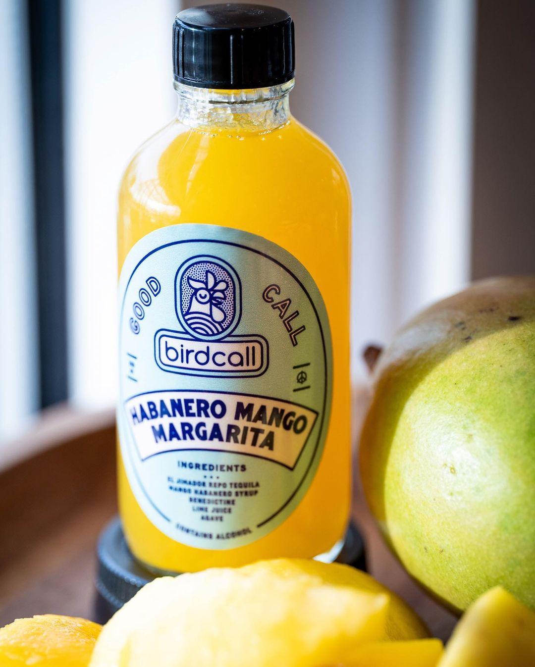 Birdcall menu in Boulder, Colorado, USA